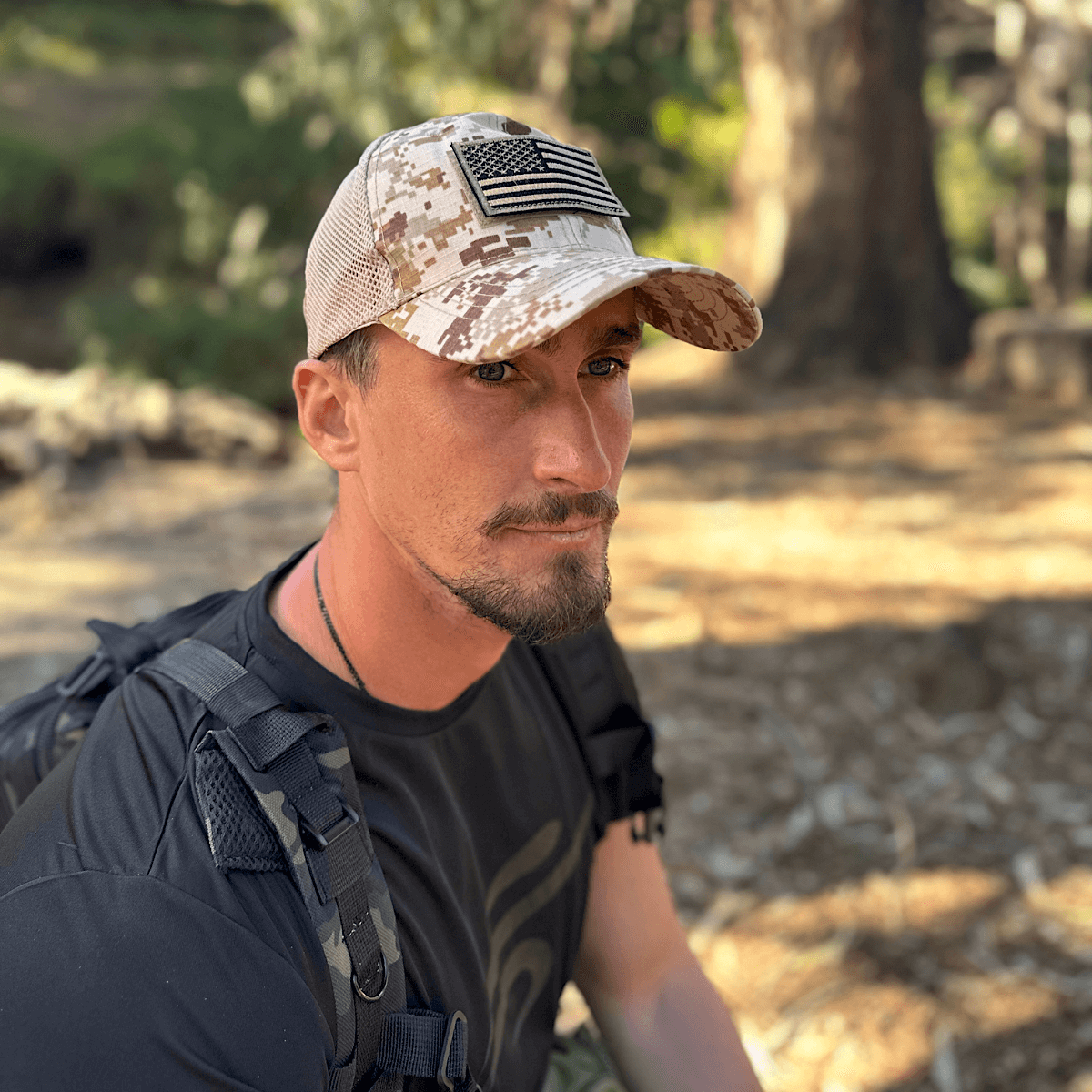 Tactical-Style Patch Hat with Adjustable Strap - Jupiter Gear
